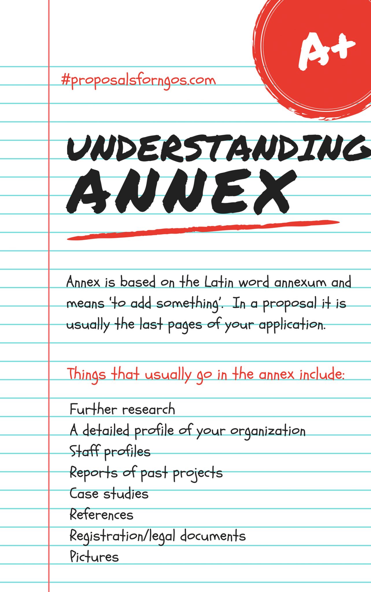 What Is An Annex ProposalforNGOs What Is An Annex ProposalforNGOs