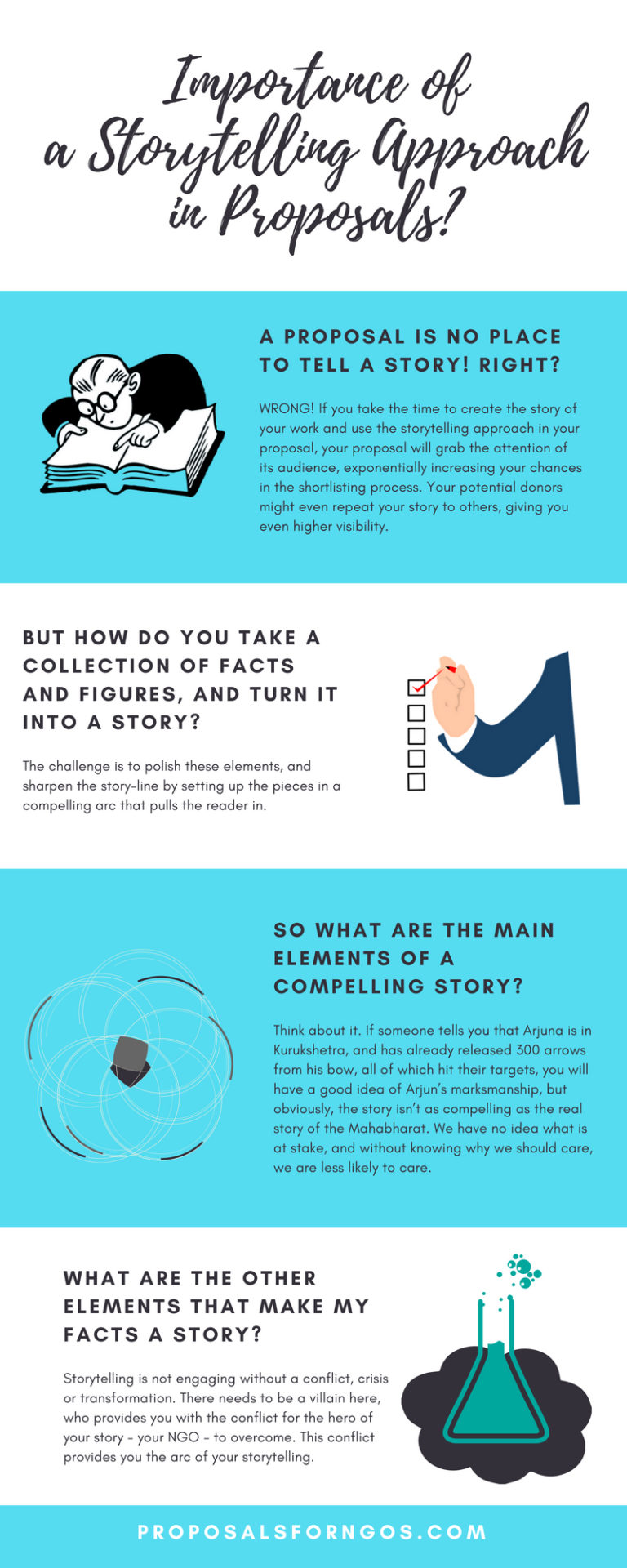 How NGOs can Take a Storytelling Approach in Proposals